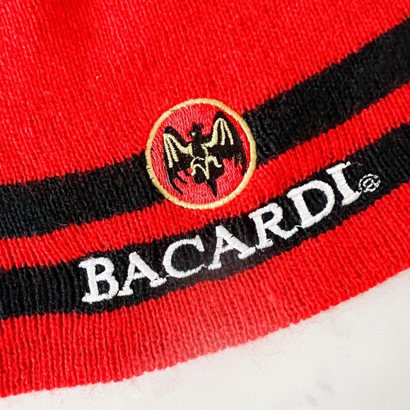Bacardi | Accessories | Rare Vintage Bacardi Mens Embroidered Skull Cap ...
